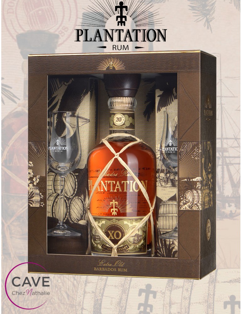 Rhum Plantation XO 20th Anniversary - Coffret 2 verres